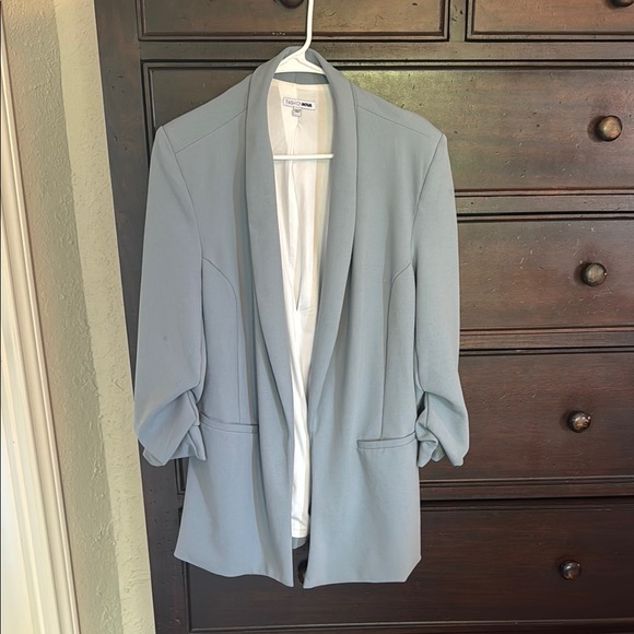 Fashion Nova | Jackets & Coats | Soft Blue Womens Blazer | Poshmark